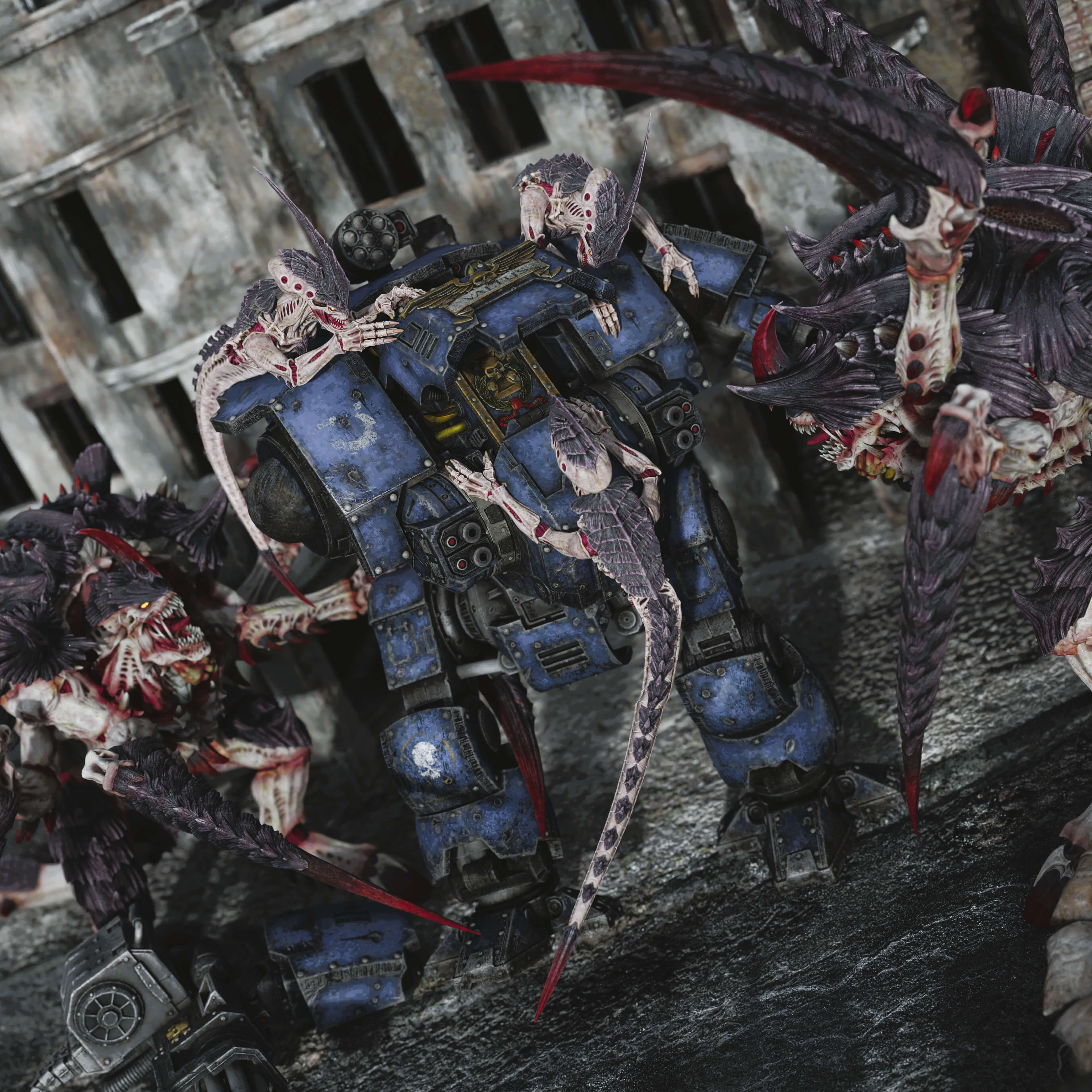 Fall of the Dreadnought 3D Render, Digital Art by PachaSolas