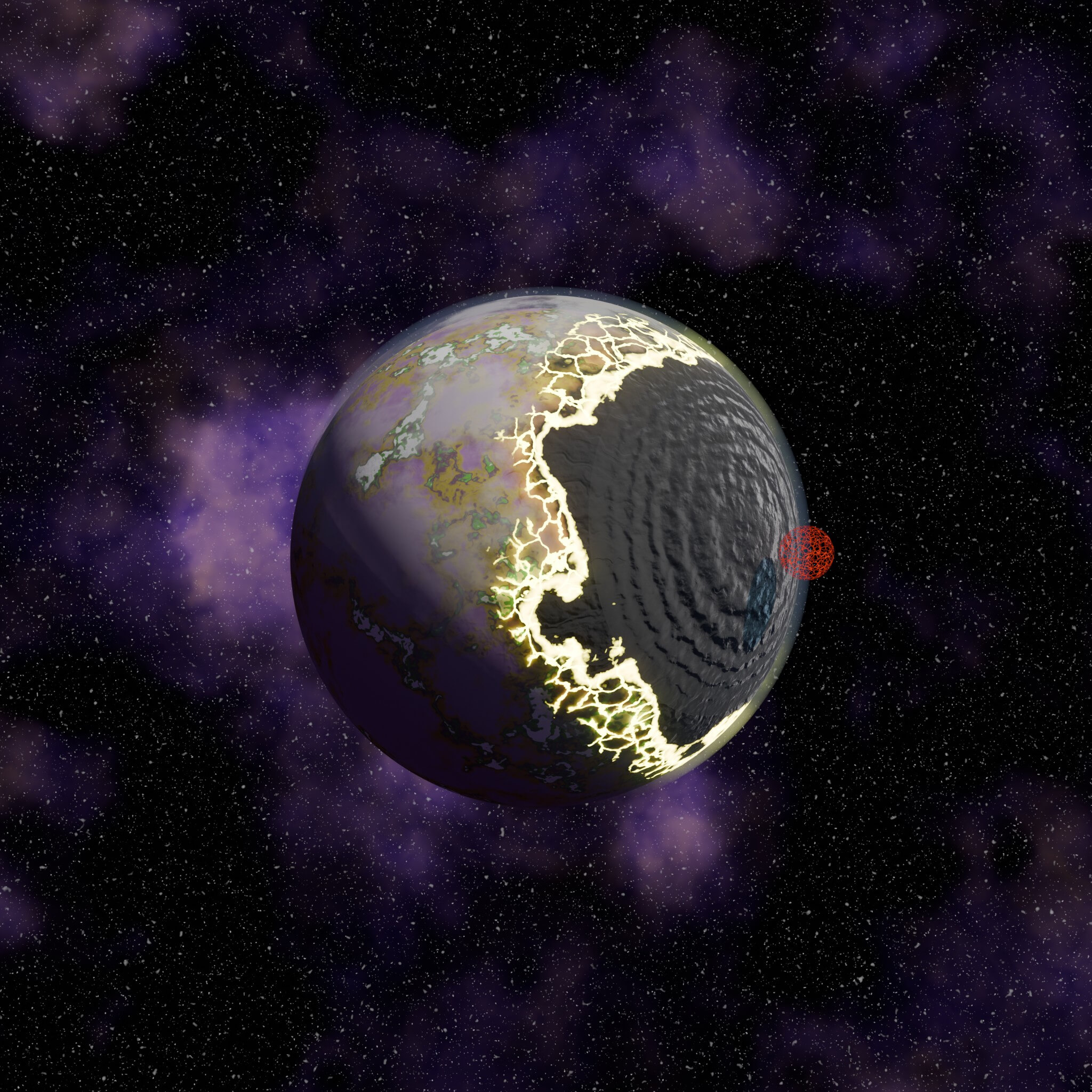 planet_destroet 3D Render, Digital Art by paint10sergio