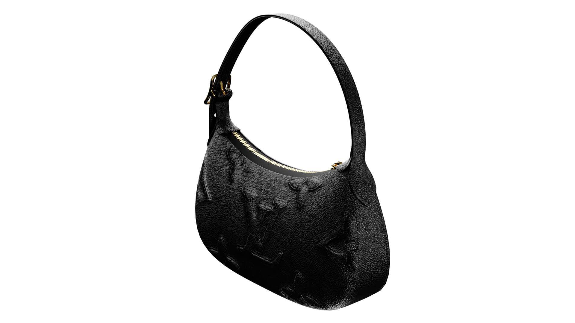 Louis Vuitton Mini Moon Bag Black - 3D Model by pakko