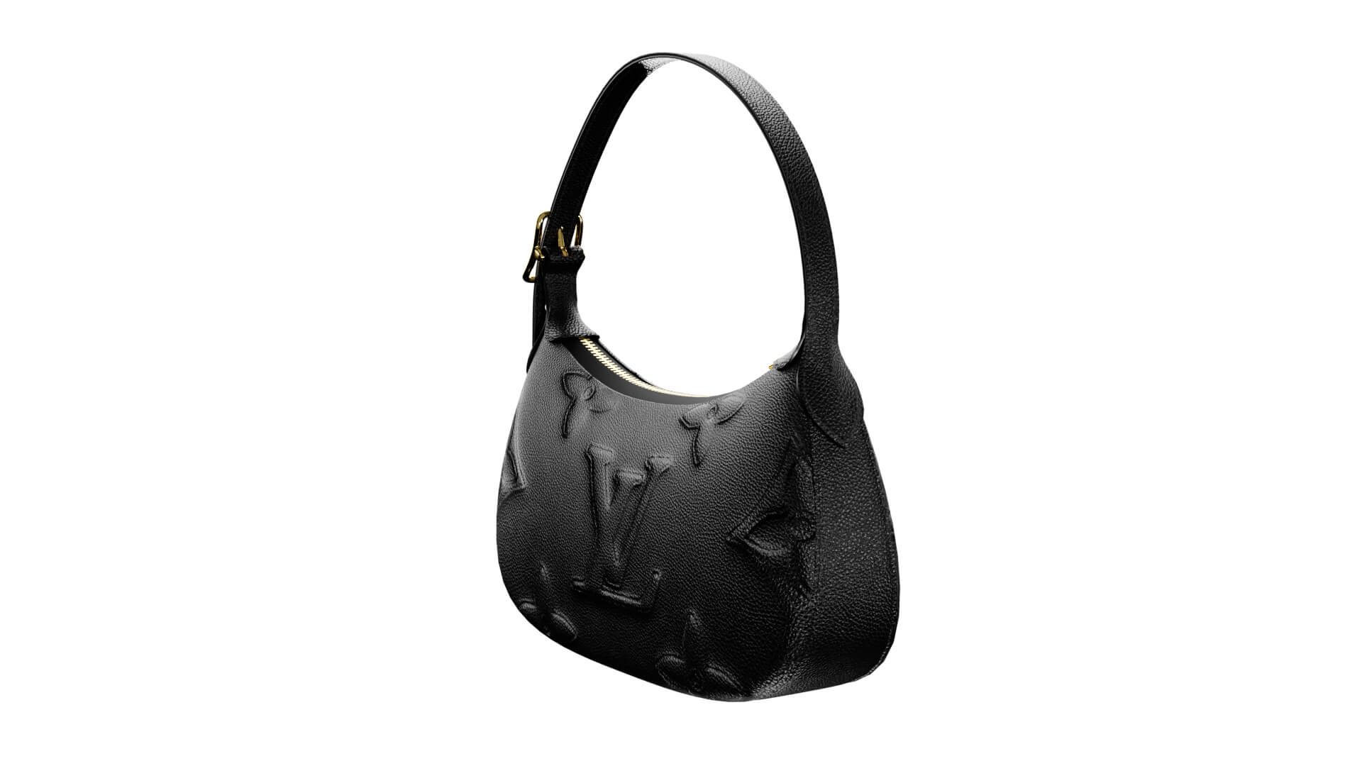 Louis Vuitton Mini Moon Bag Black - 3D Model by pakko
