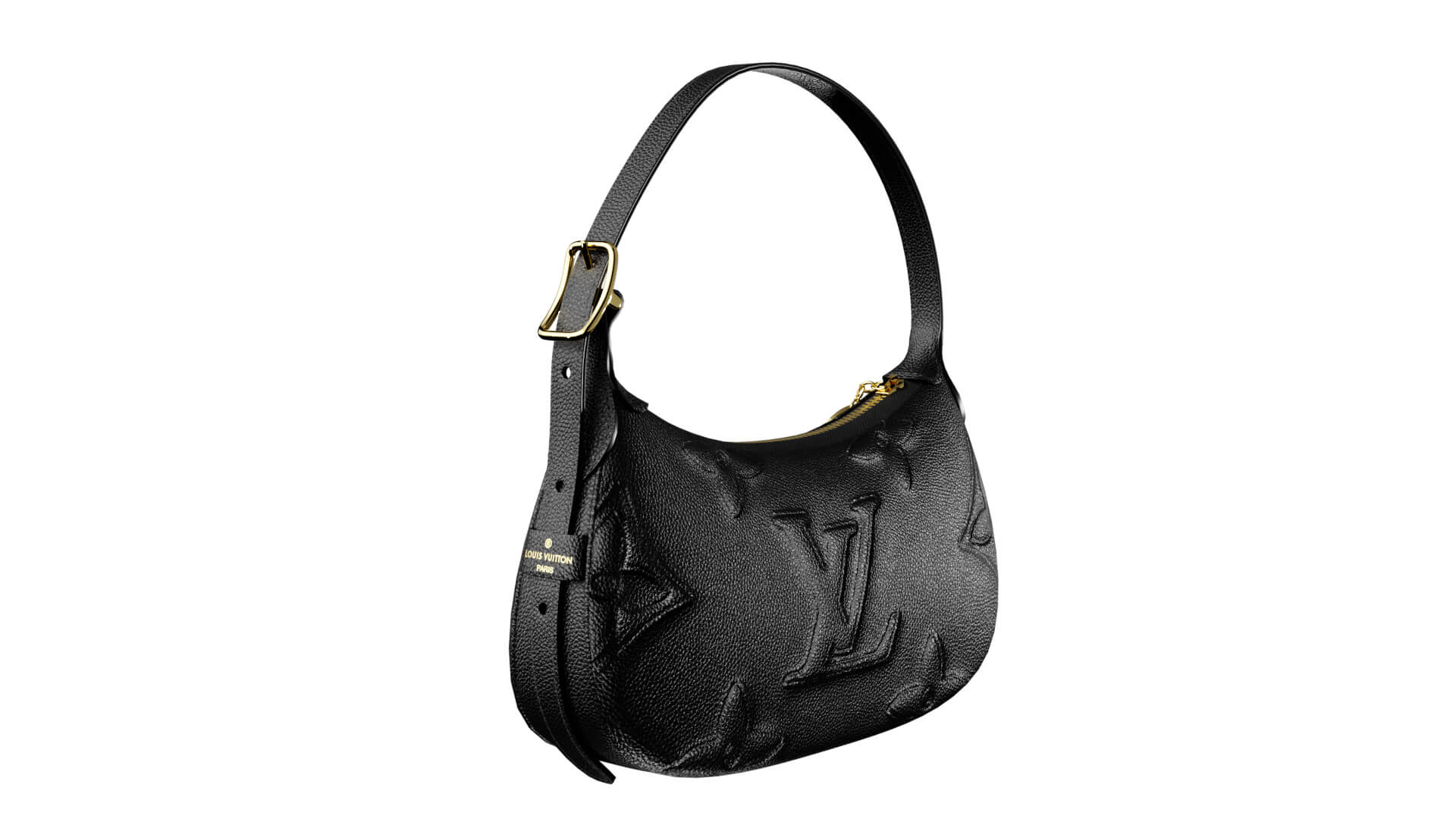 Louis Vuitton Mini Moon Bag Black - 3D Model by pakko