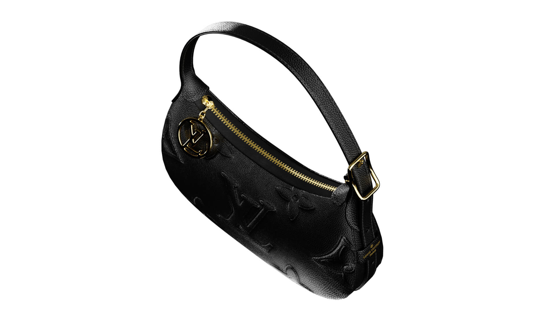 Louis Vuitton Mini Moon Bag Black - 3D Model by pakko