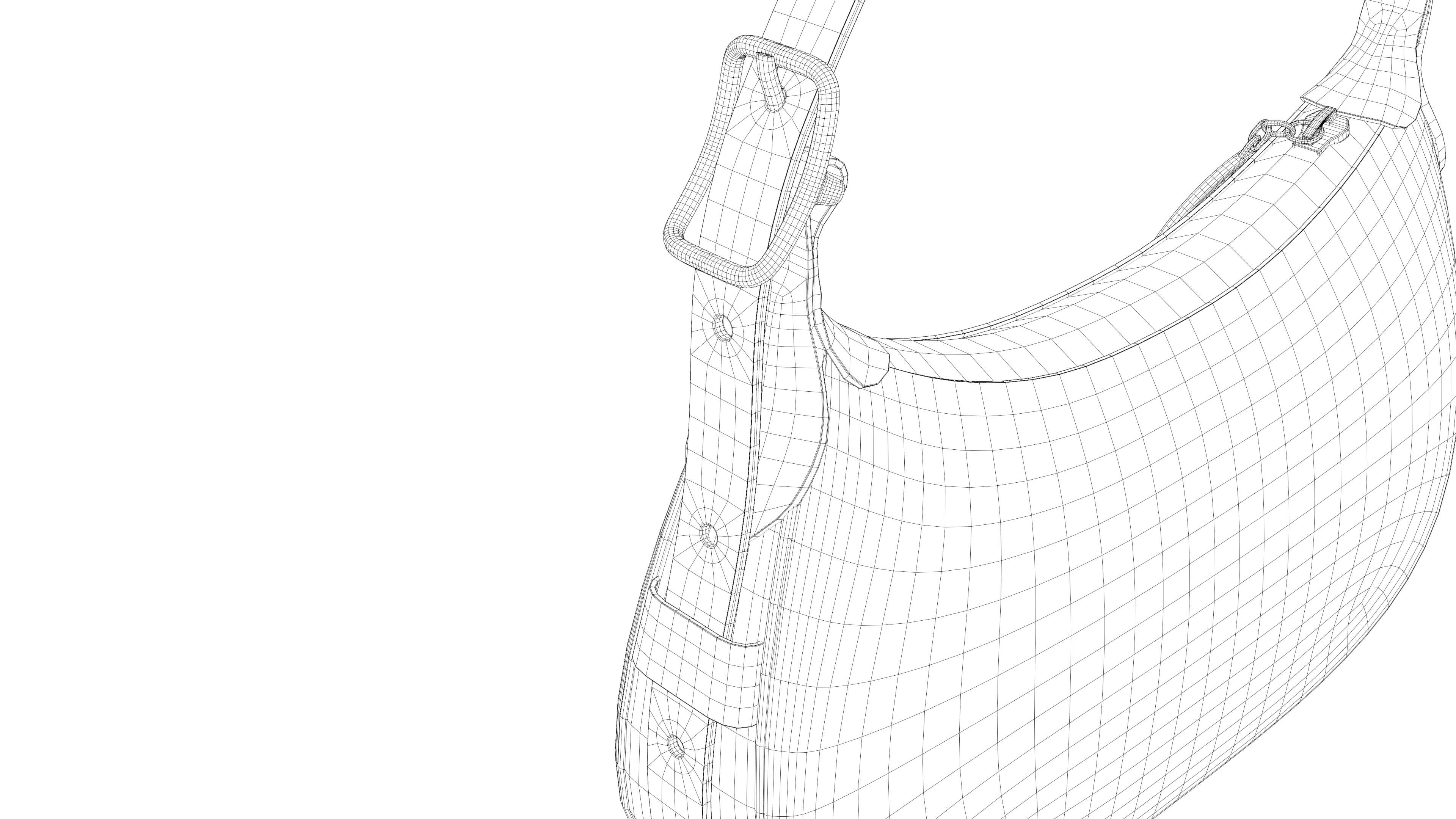 Louis Vuitton Mini Moon Bag Black - 3D Model by pakko