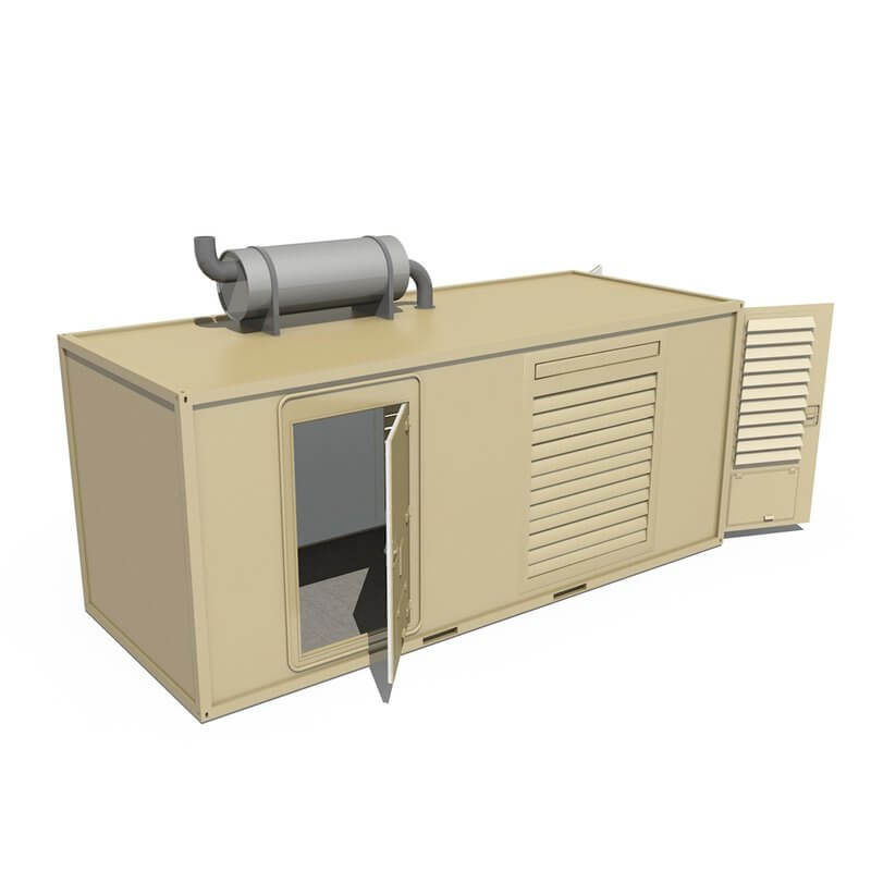 20ft Generator Container Version 1 - 3D Model by panaristi