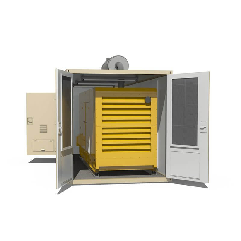 20ft Generator Container Version 2 - 3D Model by panaristi