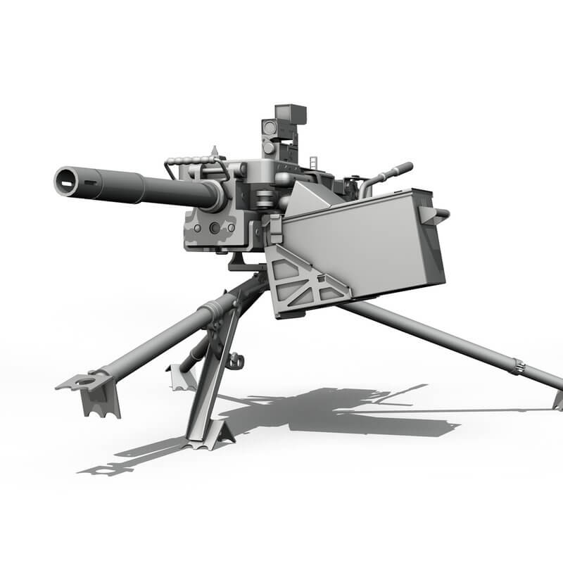 40mm Grenade Machine Gun GMG - 3D Model by panaristi
