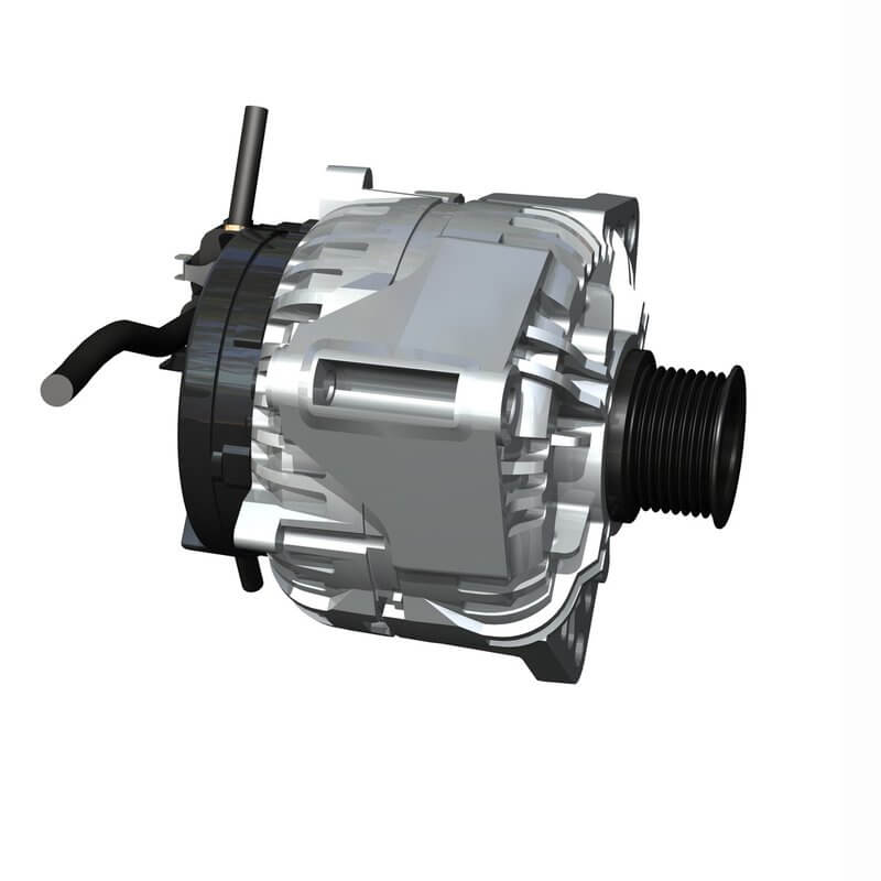 Alternator - 3D Model by panaristi