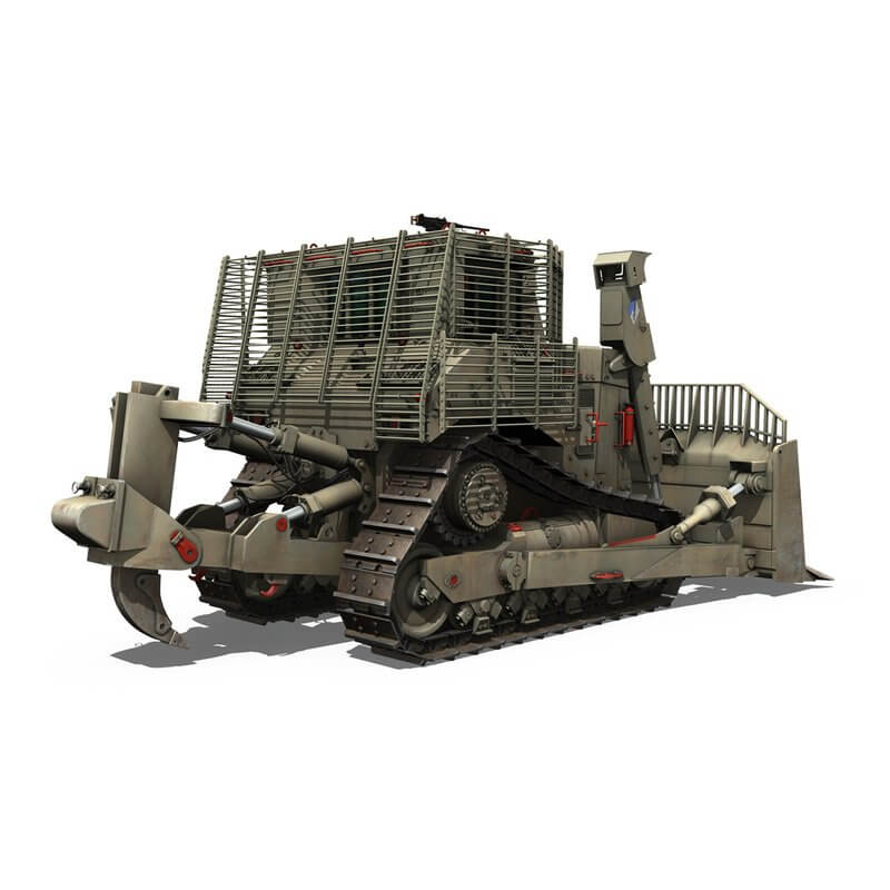 Armored D9R Bulldozer - 949634 - IDF 3D Model by panaristi