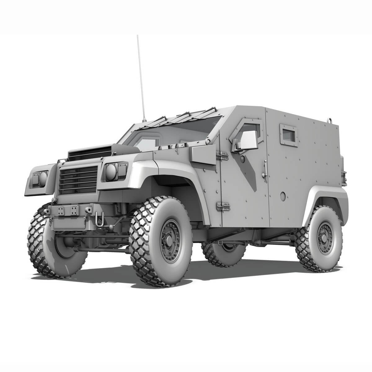 Auverland Panhard PVP - Army 3D Model by panaristi