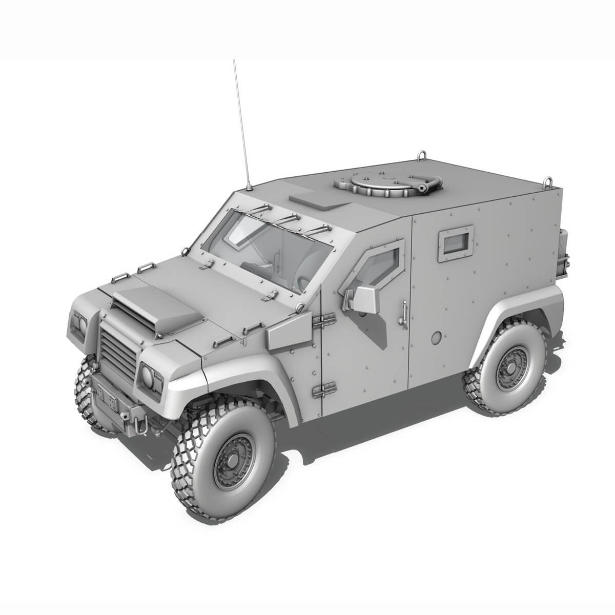 Auverland Panhard PVP - Army 3D Model by panaristi