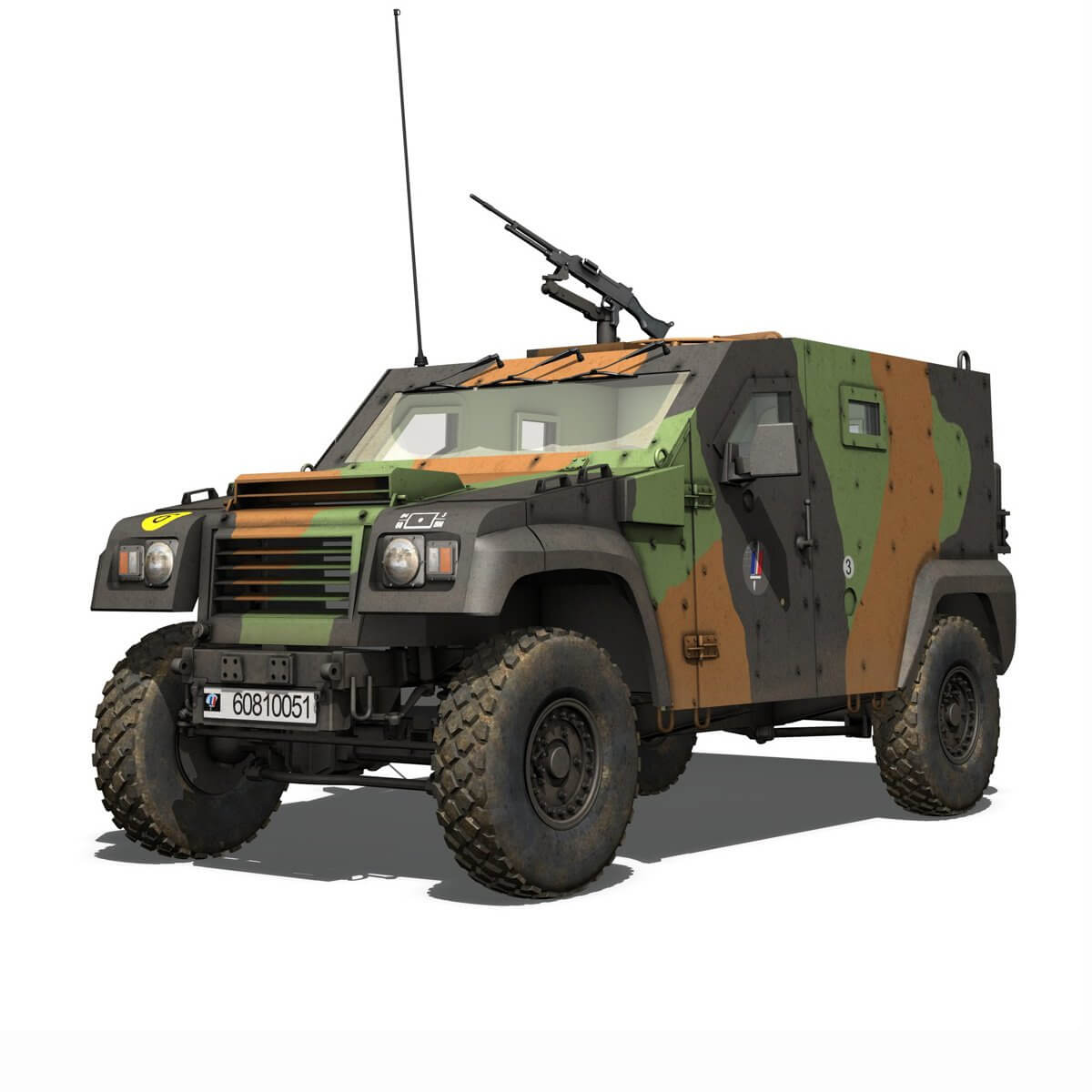 Auverland Panhard PVP - French Army 3D Model by panaristi