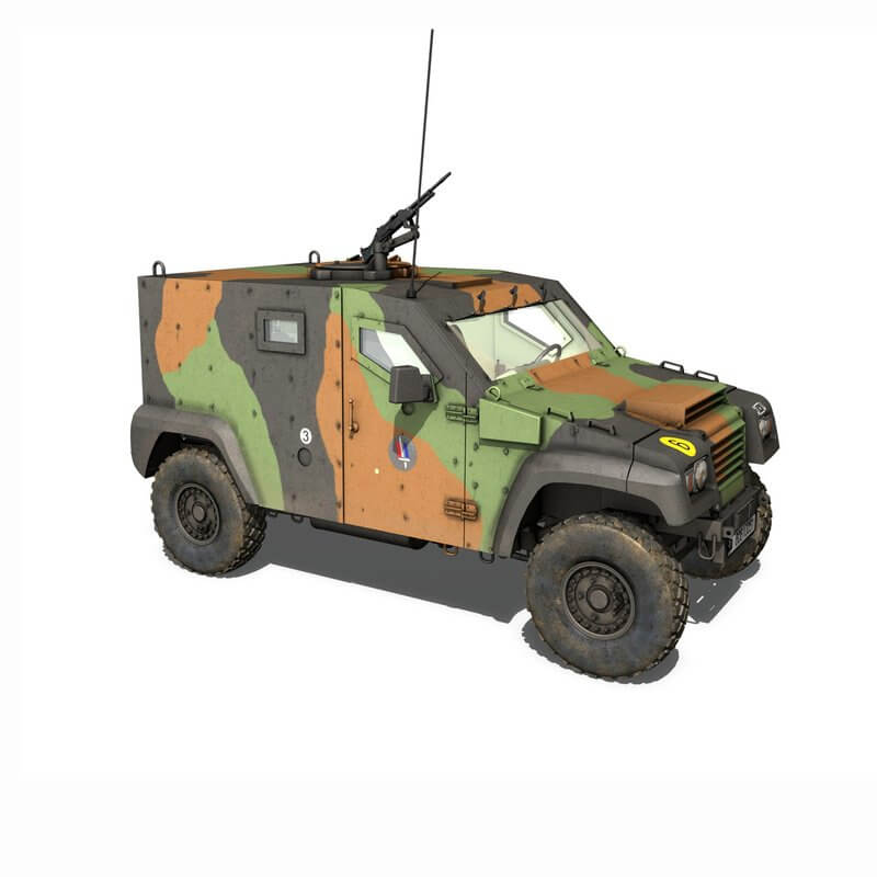 Auverland Panhard PVP - French Army 3D Model by panaristi