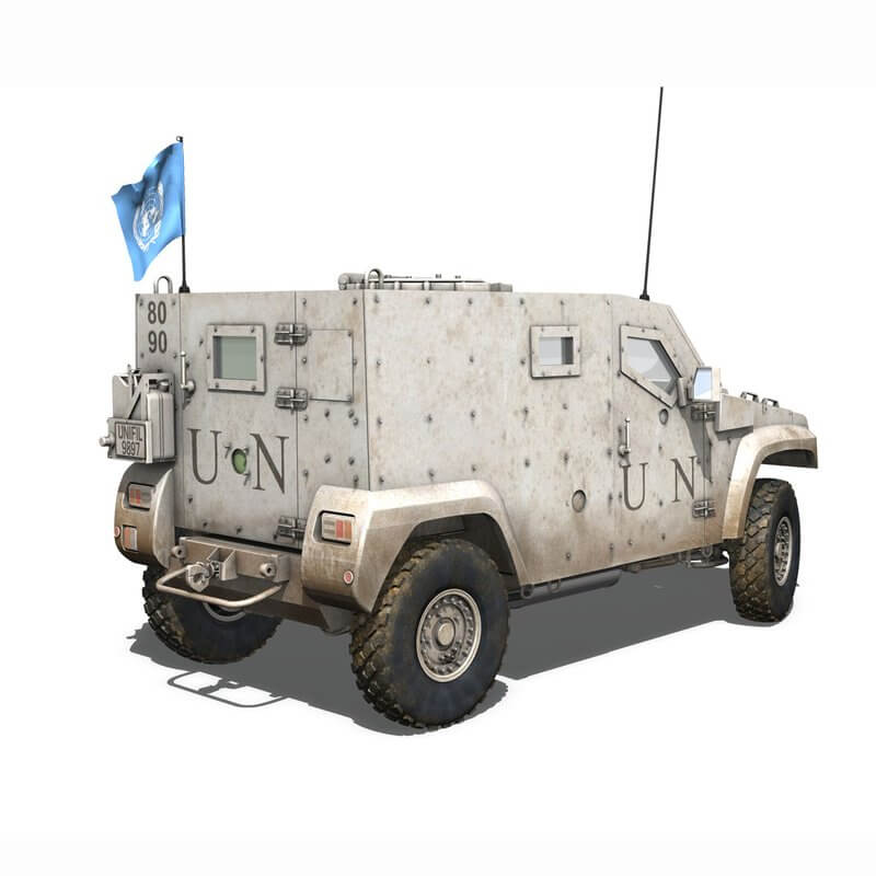 Auverland Panhard PVP - United Nations 3D Model by panaristi