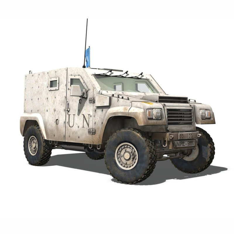 Auverland Panhard PVP - United Nations 3D Model by panaristi