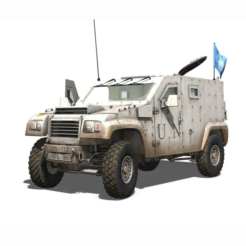 Auverland Panhard PVP - United Nations 3D Model by panaristi