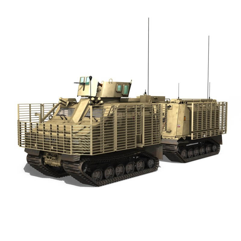 BAE BVS10 Viking Mark II - 3D Model by panaristi