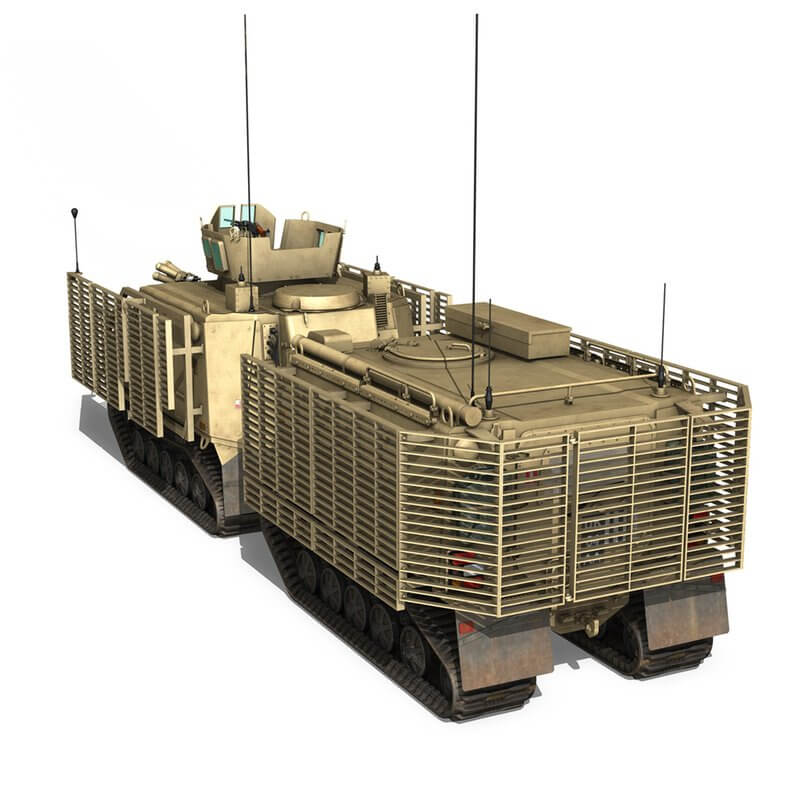 BAE BVS10 Viking Mark II - 3D Model by panaristi