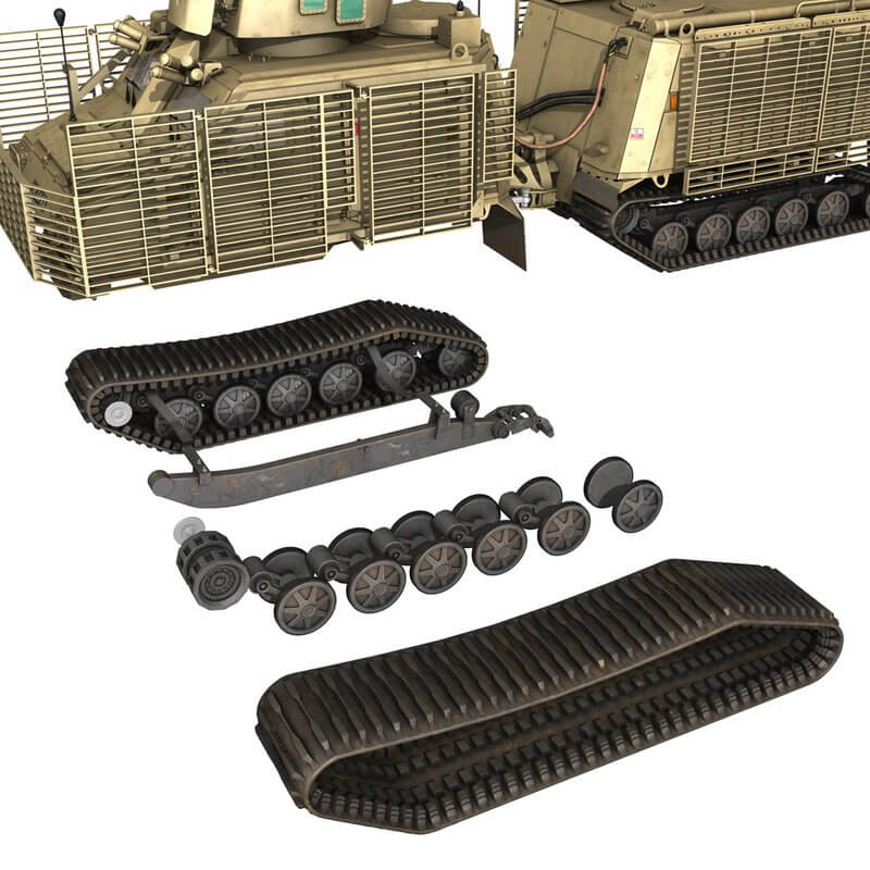 BAE BVS10 Viking Mark II - 3D Model by panaristi