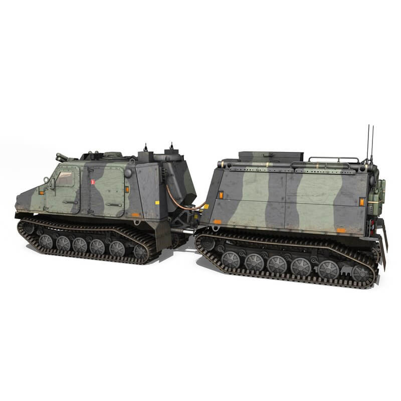 BAE BVS10 Viking - UK Forces 3D Model by panaristi