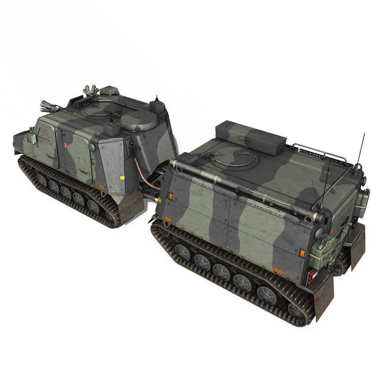 BAE BVS10 Viking - UK Forces 3D Model by panaristi