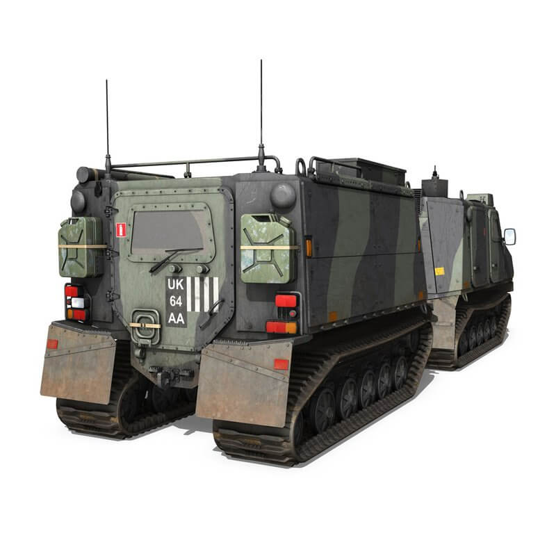 BAE BVS10 Viking - UK Forces 3D Model by panaristi