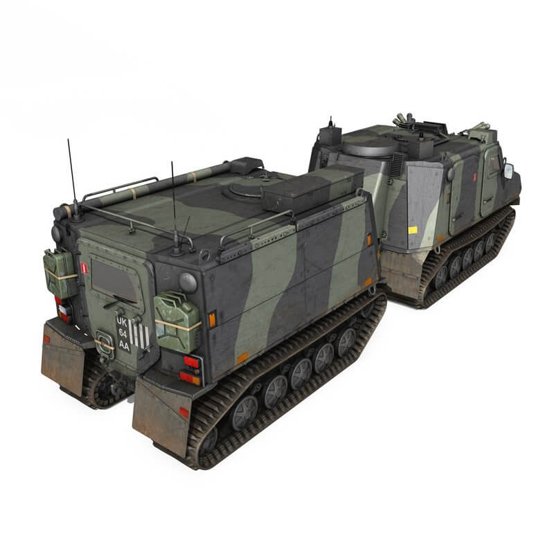 BAE BVS10 Viking - UK Forces 3D Model by panaristi