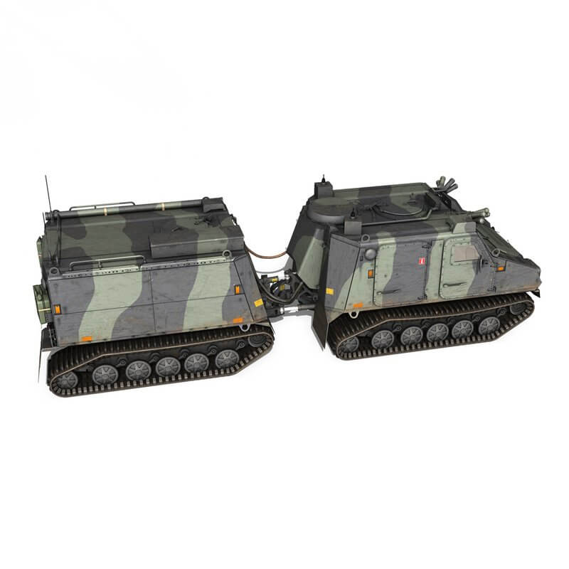 BAE BVS10 Viking - UK Forces 3D Model by panaristi