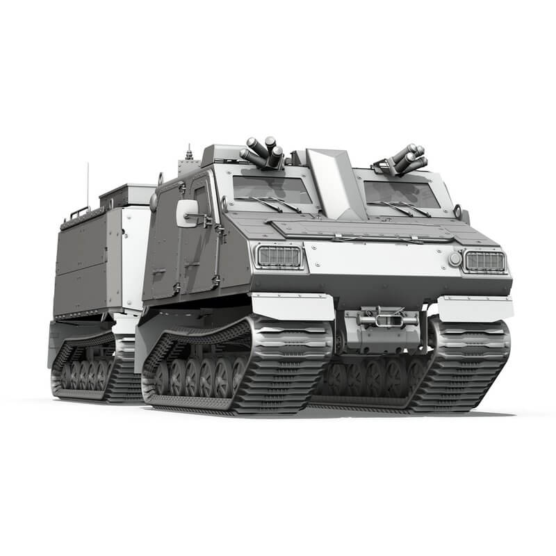 BAE BVS10 Viking - 3D Model by panaristi