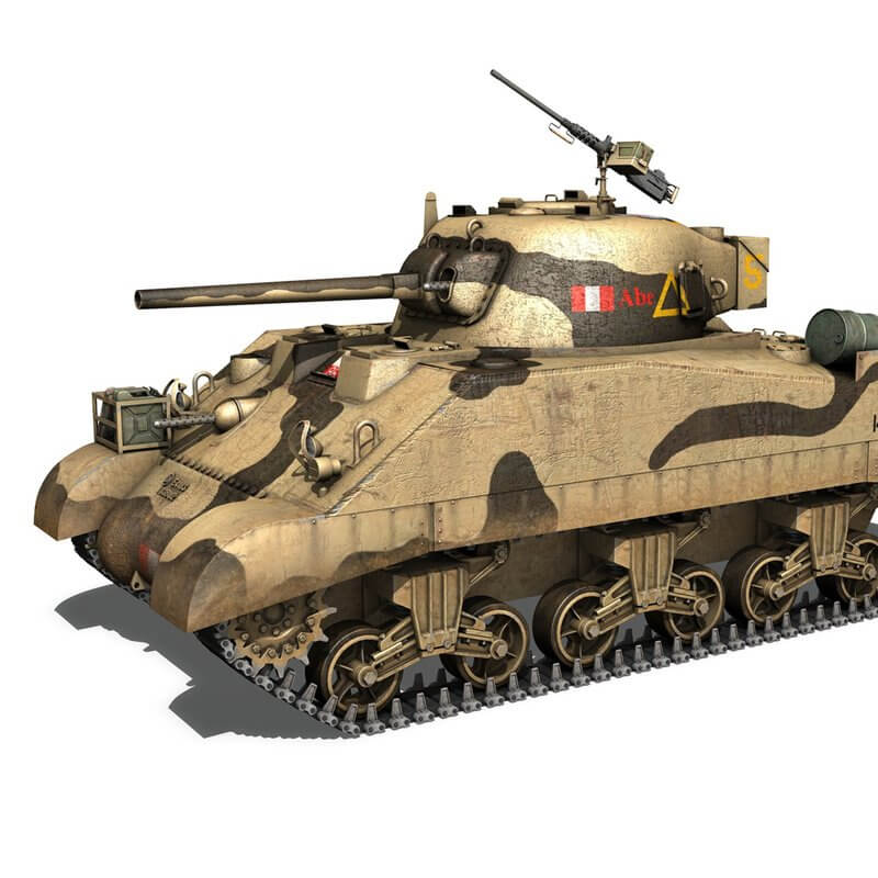 British Sherman Tanks Collection - 3D Model by panaristi