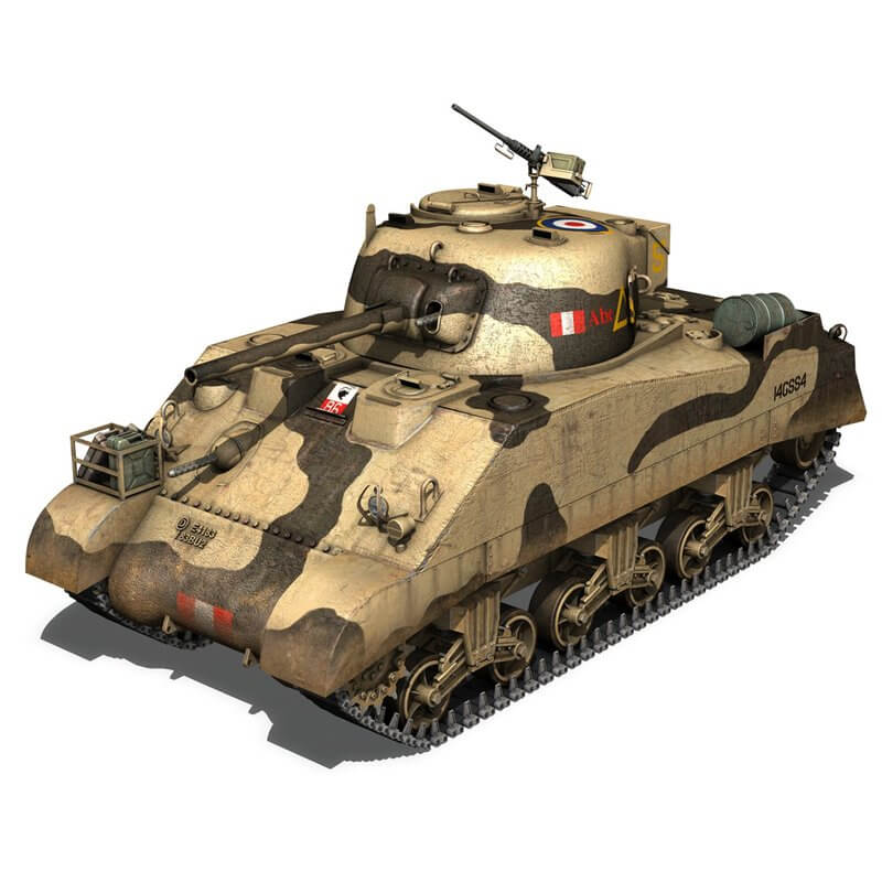 British Sherman Tanks Collection - 3D Model by panaristi