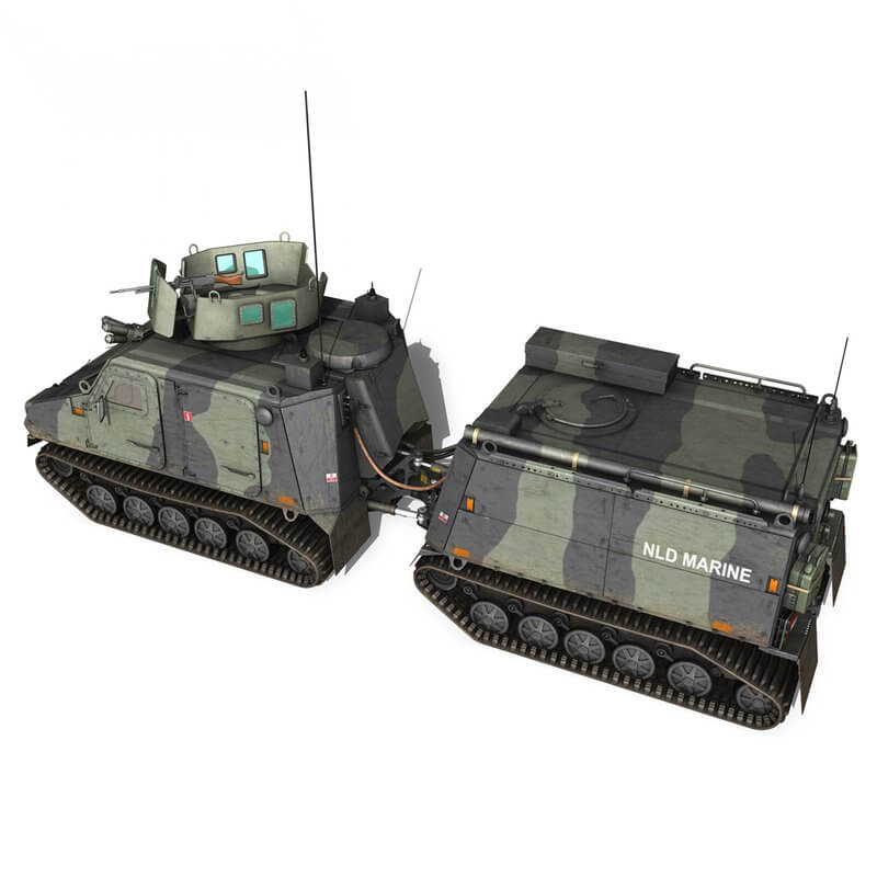 BVS10 Viking - Netherlands Marine Corps 3D Model by panaristi