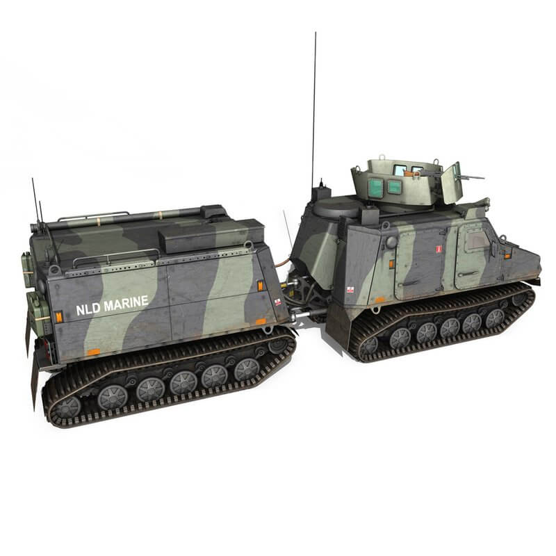 BVS10 Viking - Netherlands Marine Corps 3D Model by panaristi