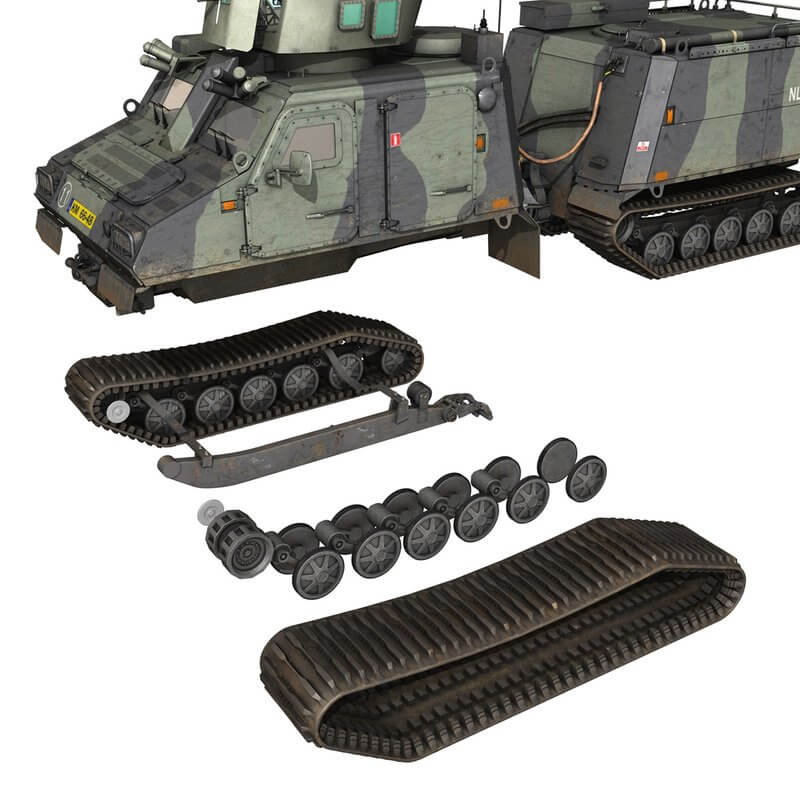 BVS10 Viking - Netherlands Marine Corps 3D Model by panaristi