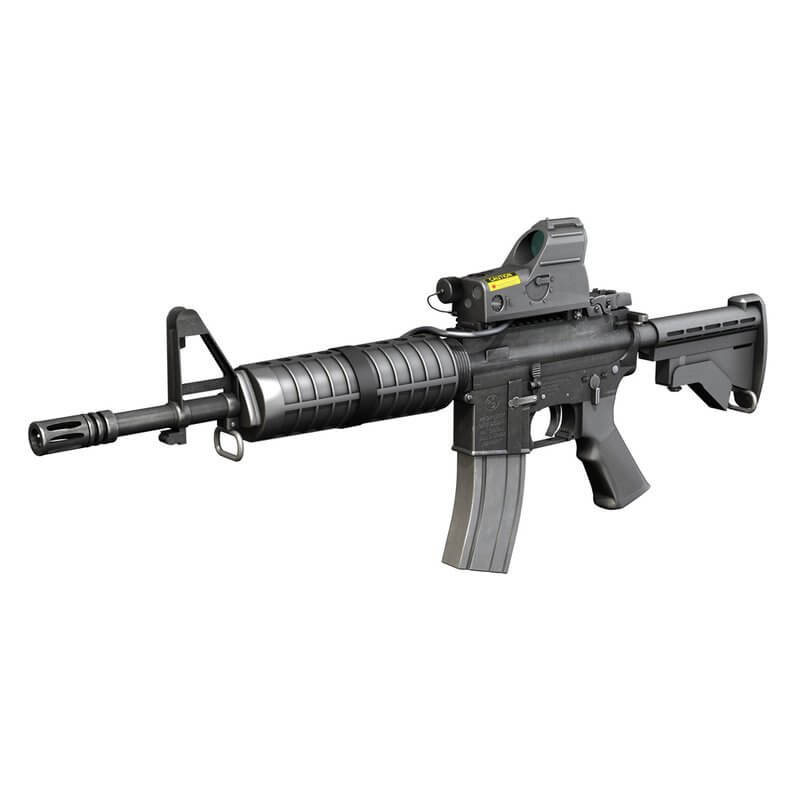 Colt M4A2 Commando MARS - 3D Model by panaristi