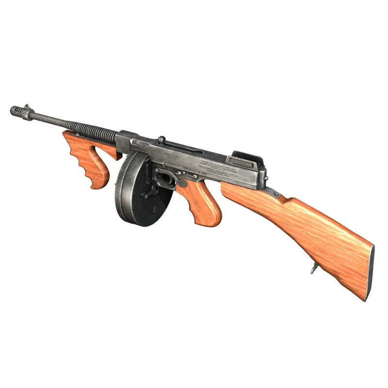 Colt Model 1921 Thompson Submachine Gun by panaristi