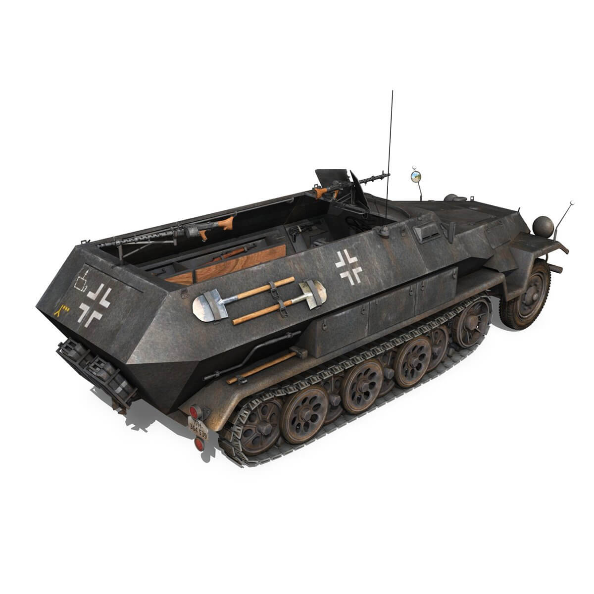 Early German WWII Tanks - Collection 3D Model by panaristi