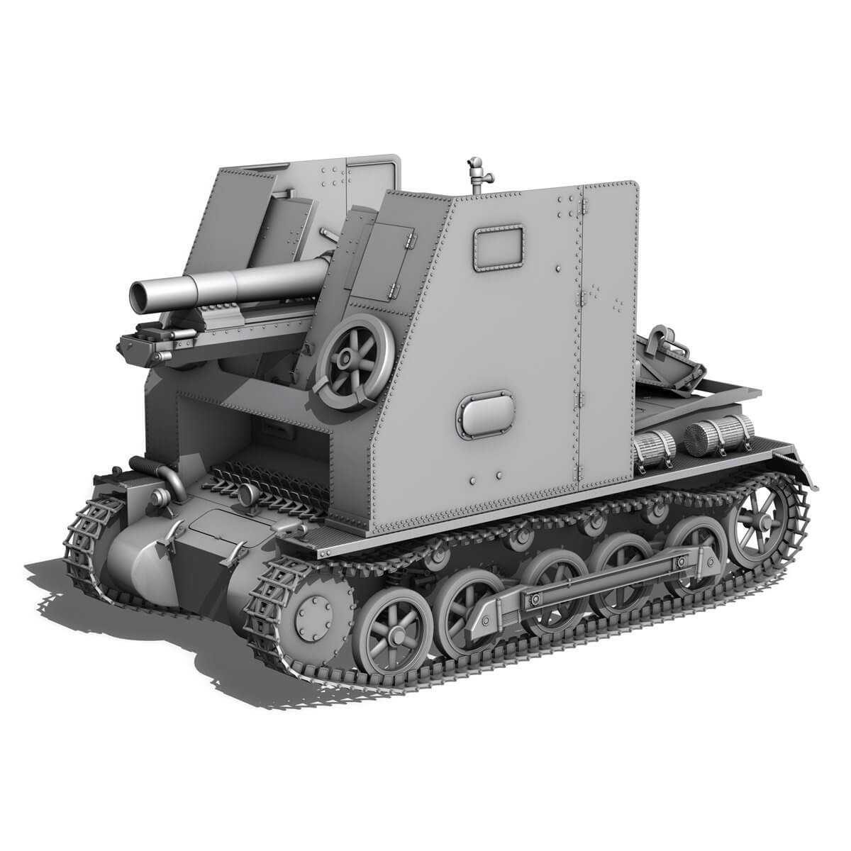 Early German WWII Tanks - Collection 3D Model by panaristi