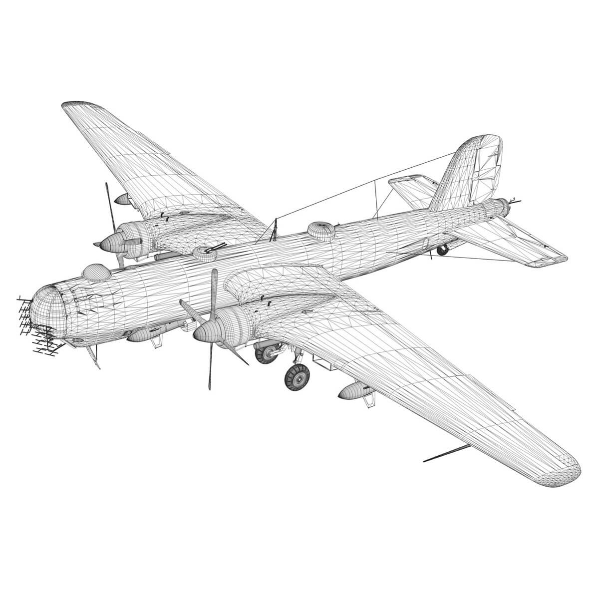 Heinkel He-177 A-5 - Greif - Navy 3D Model by panaristi