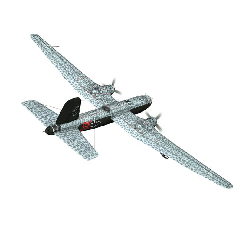 Heinkel He-177 - Greif - 6NSK 3D Model by panaristi