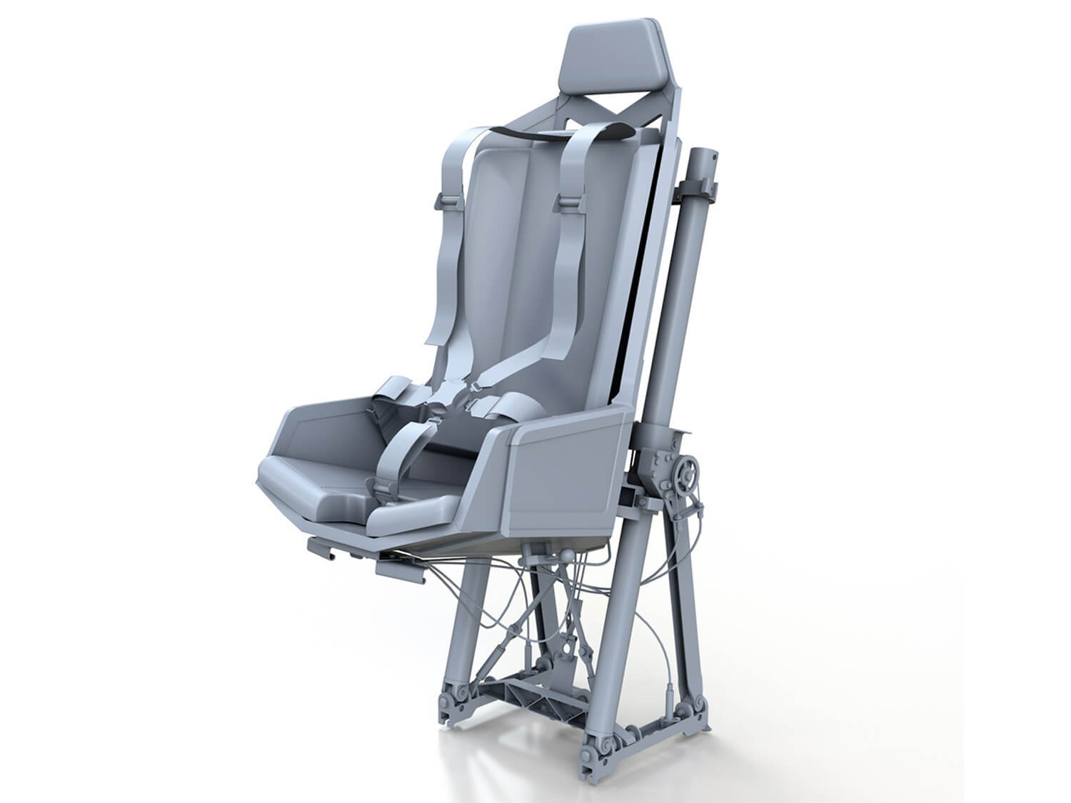 Helicopter Pilot Seat - 3D Model by panaristi