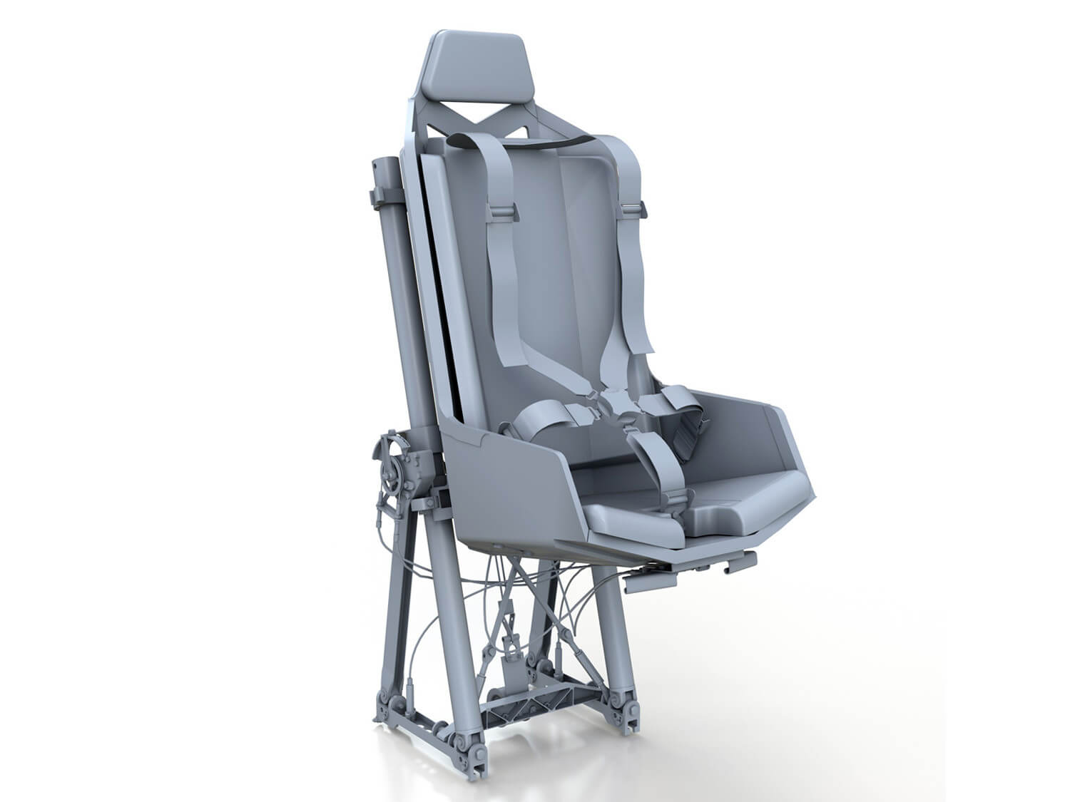 Helicopter Pilot Seat - 3D Model by panaristi