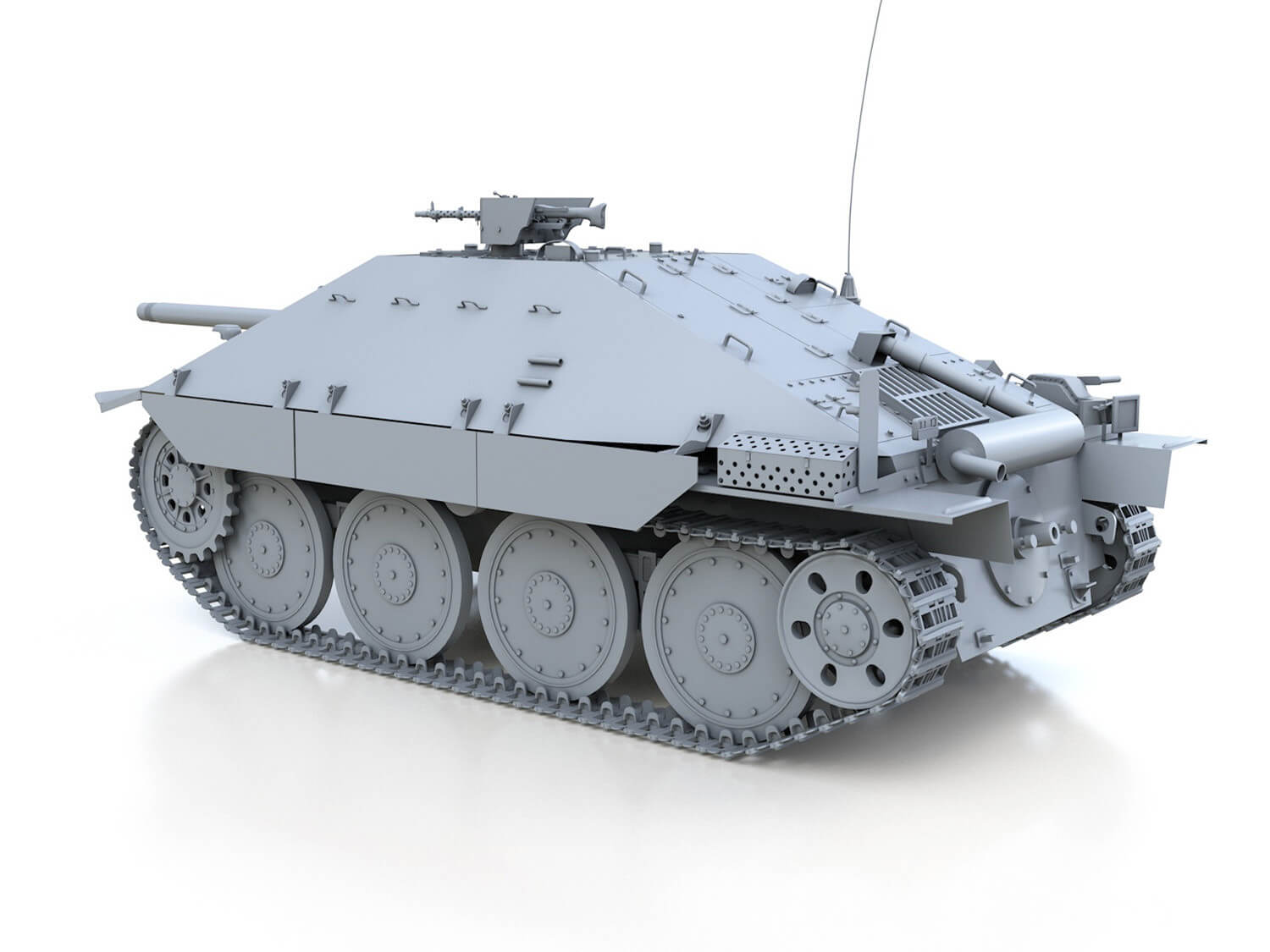 Jagdpanzer 38(t) Hetzer - 3D Model by panaristi
