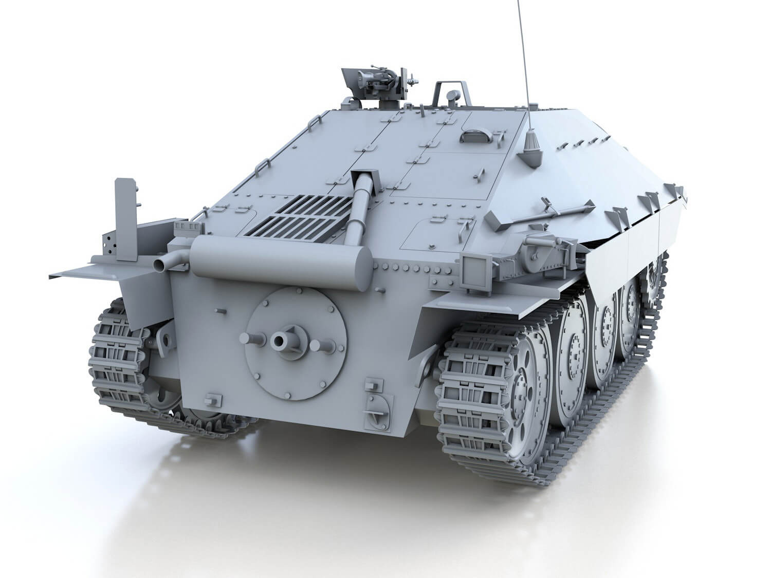 Jagdpanzer 38(t) Hetzer - 3D Model by panaristi