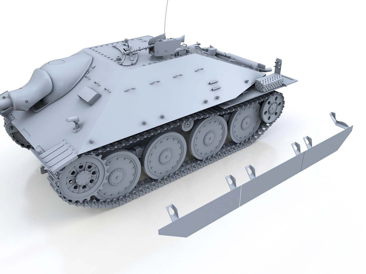 Jagdpanzer 38(t) Hetzer - 3D Model by panaristi