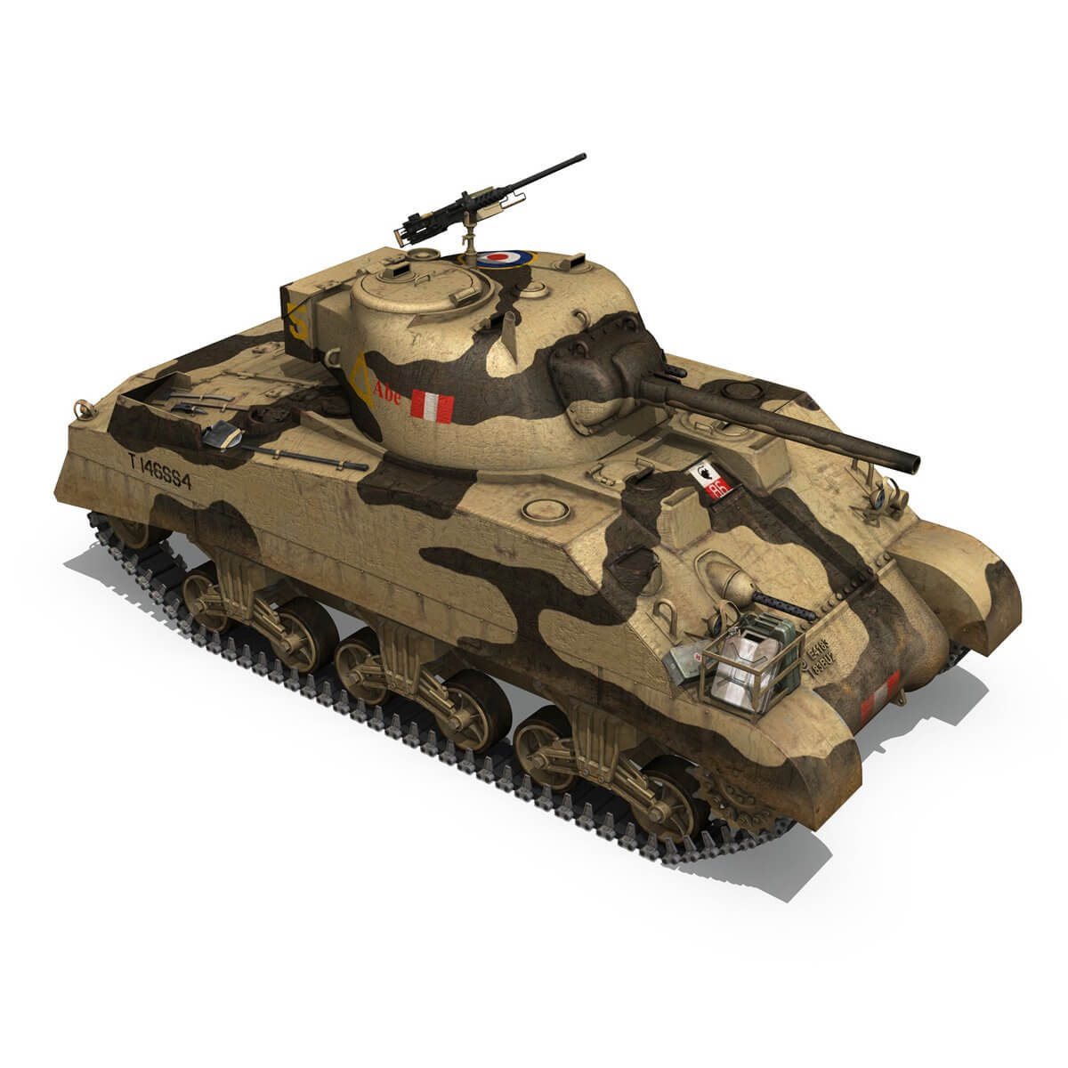 M4 Sherman MK. III - Abe 3D Model by panaristi