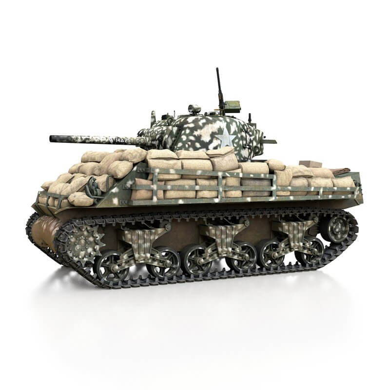 M4A3 (75) W Sherman - 25TB 3D Model by panaristi
