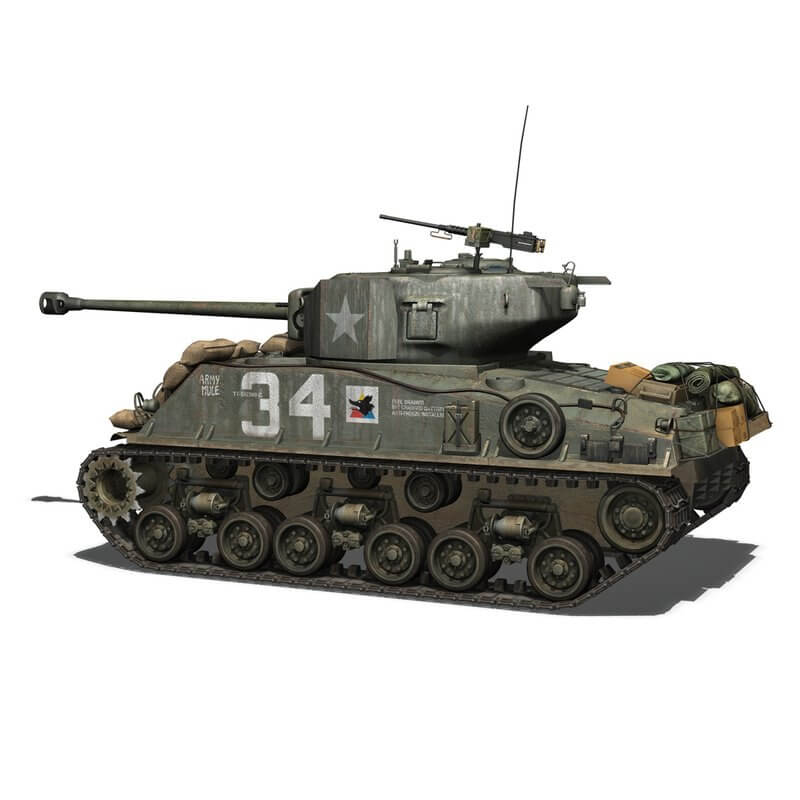 M4A3 Sherman - Collection 3D Model by panaristi