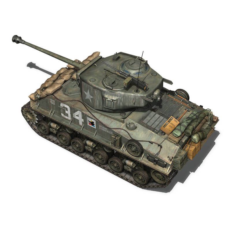 M4A3 Sherman - Collection 3D Model by panaristi