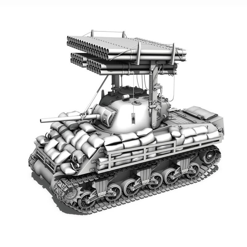 M4A3 Sherman - Collection 3D Model by panaristi