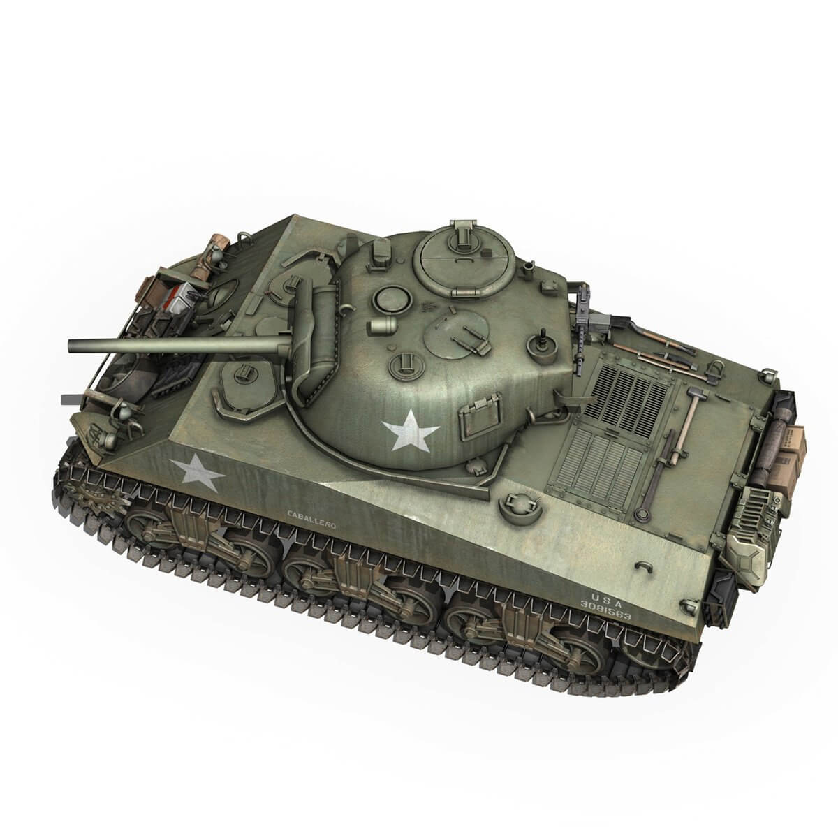 M4A3 Sherman - Collection 3D Model by panaristi